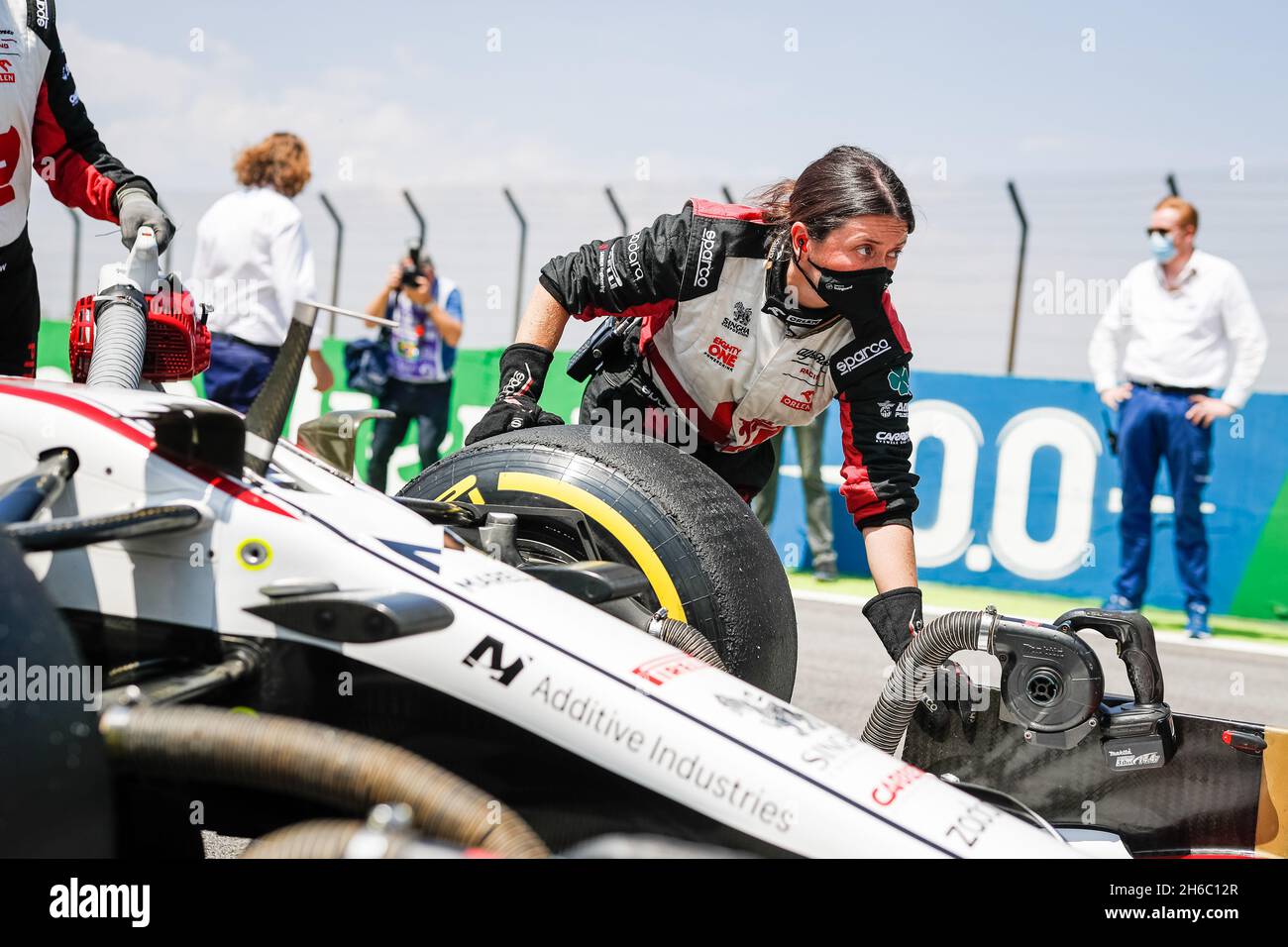 Sao Paulo, Brazil, 14/11/2021, Alfa Romeo Racing ORLEN team during the ...