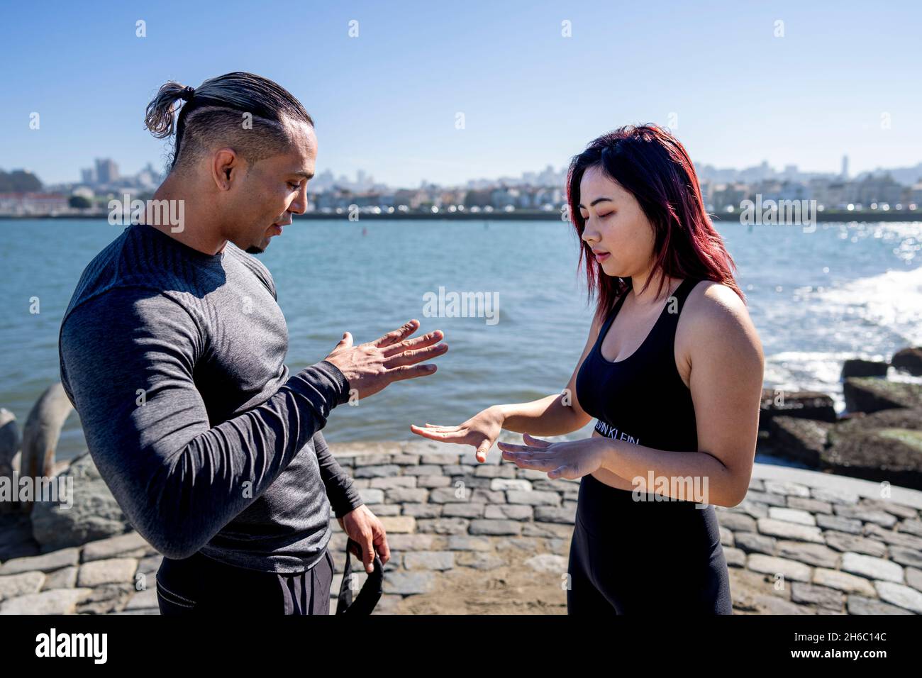 First mma training session hi-res stock photography and images - Alamy