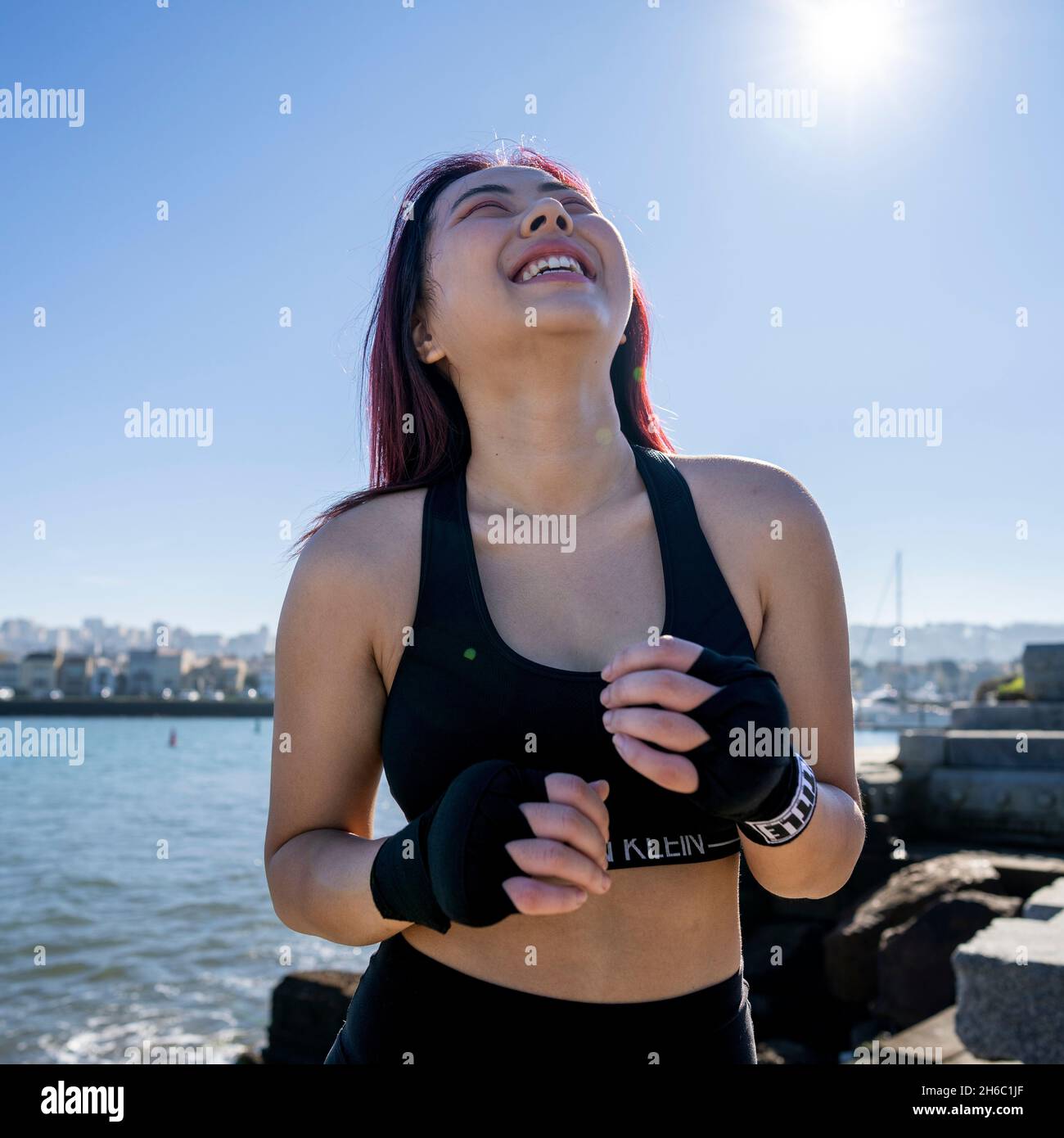 First mma training session hi-res stock photography and images - Alamy