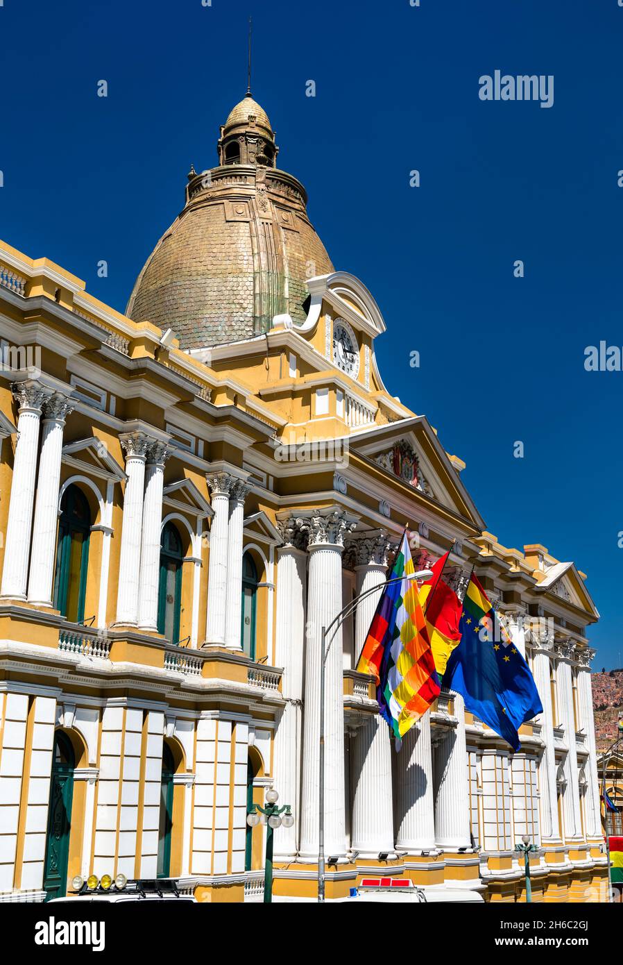 Plaza murillo la paz bolivia architecture government palace hi-res ...