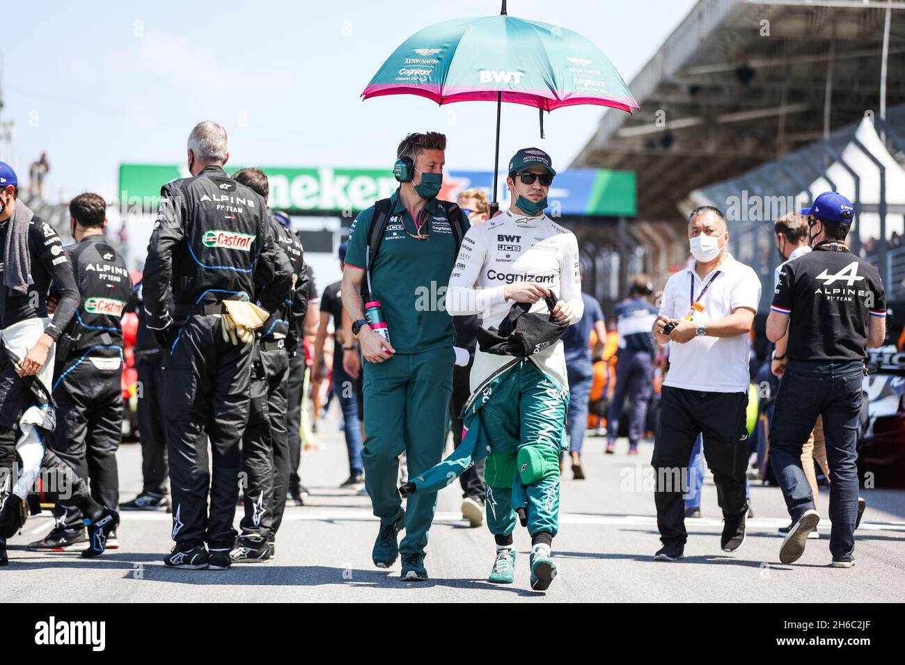 Sao Paulo, Brazil, 14/11/2021, starting grid, grille de depart, STROLL ...