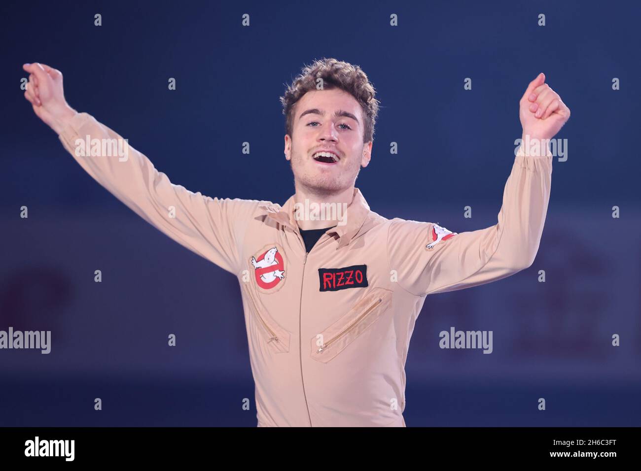 Tokyo, Japan. 14th Nov, 2021. Matteo Rizzo (ITA) Figure Skating : ISU ...
