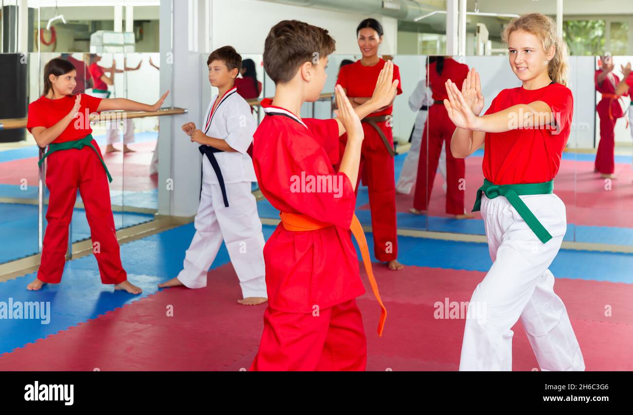 Children martial arts competition hi-res stock photography and images ...