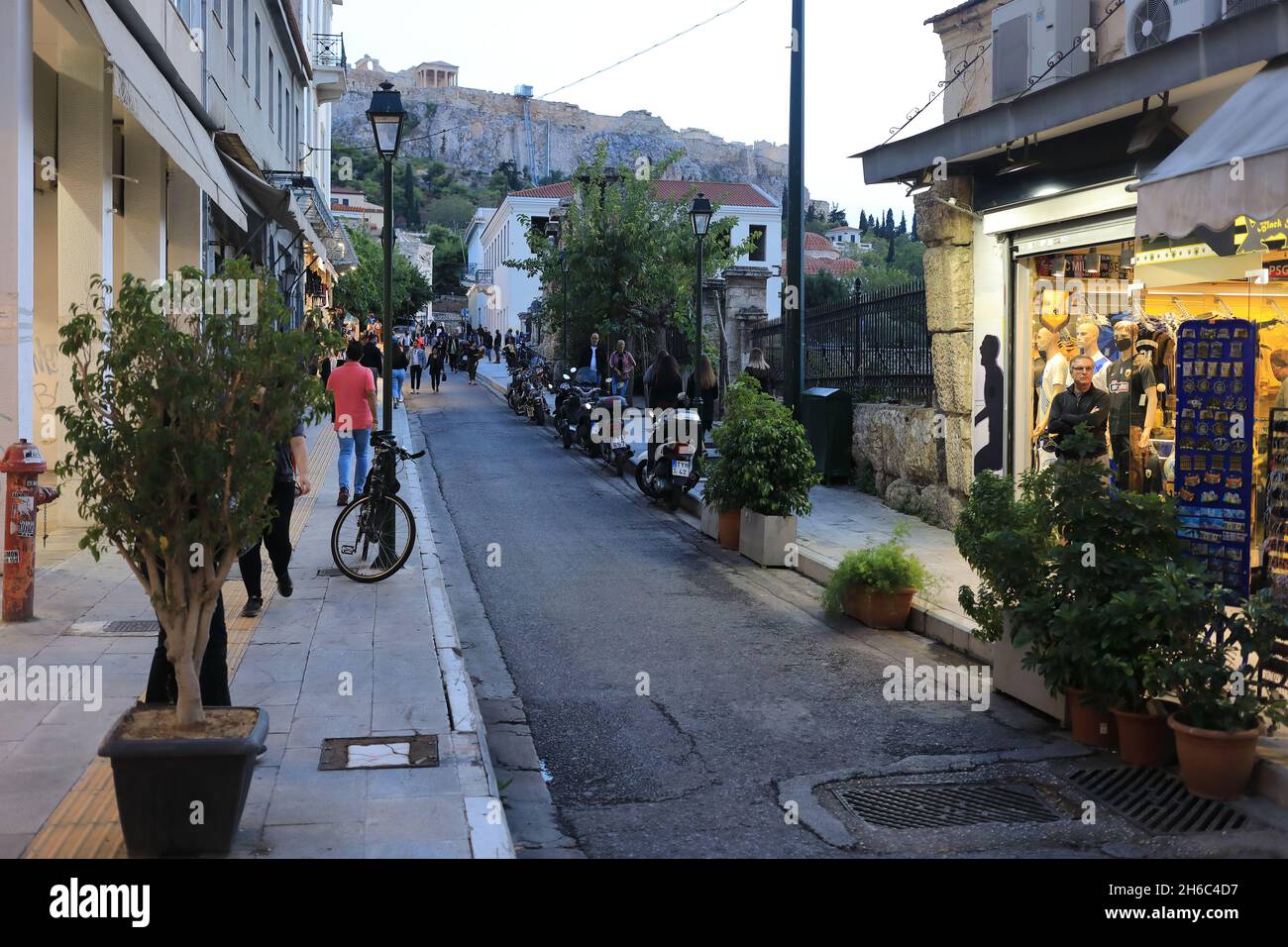 Plaka in Athens Stock Photo - Alamy