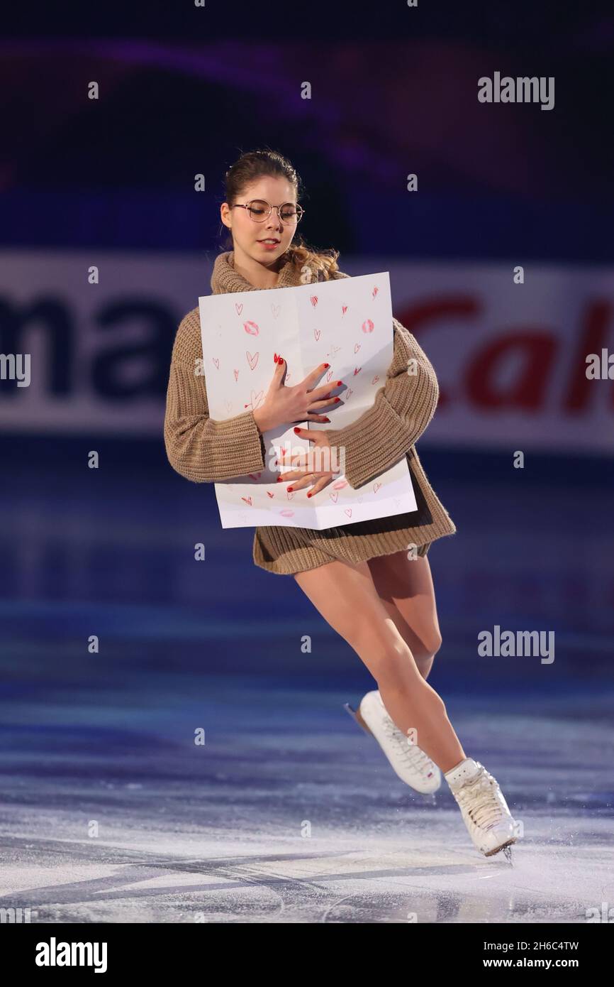 Tokyo, Japan. 14th Nov, 2021. Anastasia Mishina (RUS) Figure Skating ...