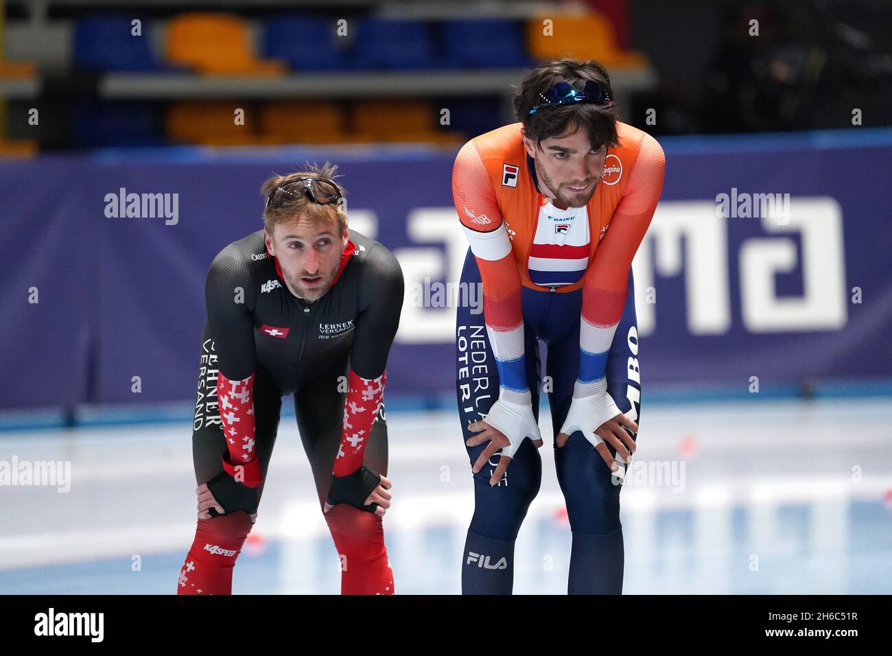 Patrick Roest (NED) on 1500 meter men during ISU Worldcup on November ...