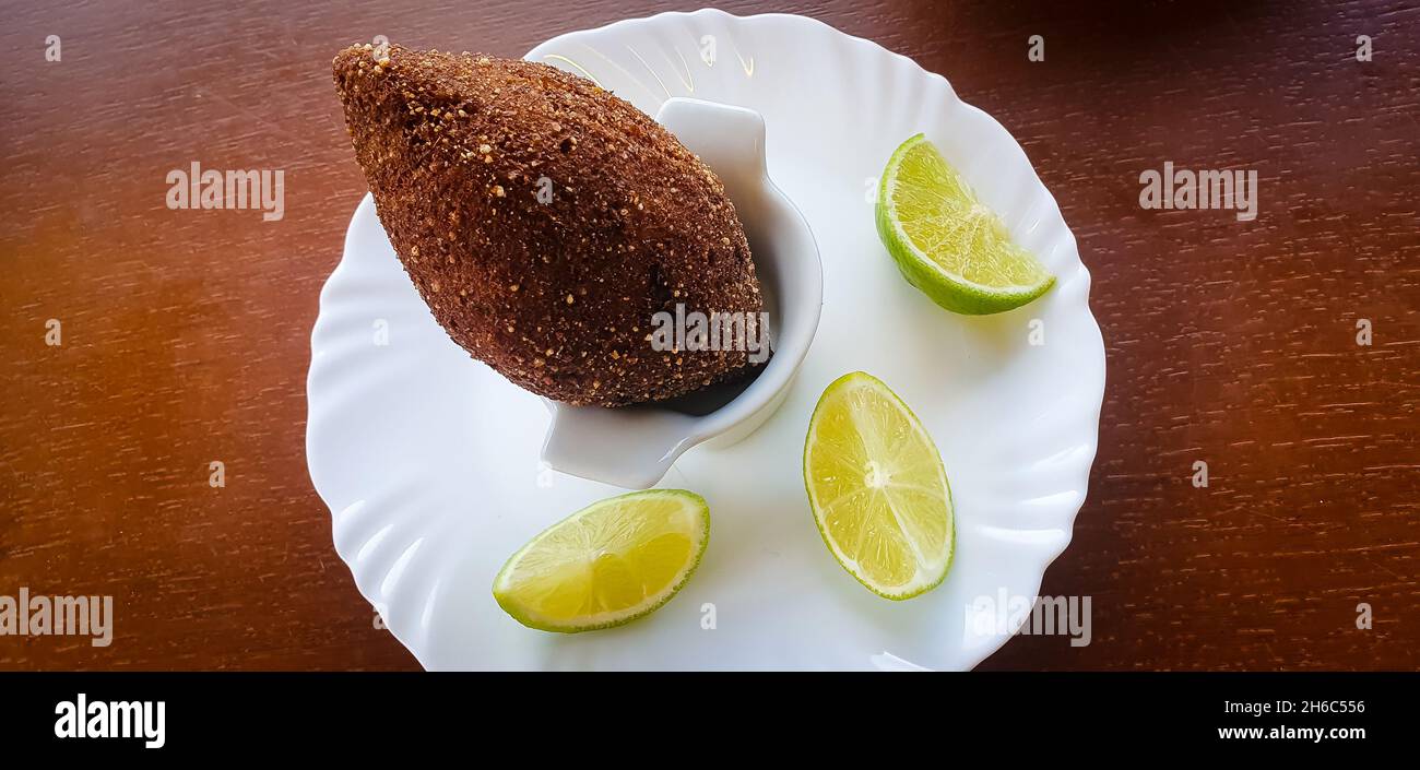 Kibe, Brazilian traditional street food Stock Photo - Alamy