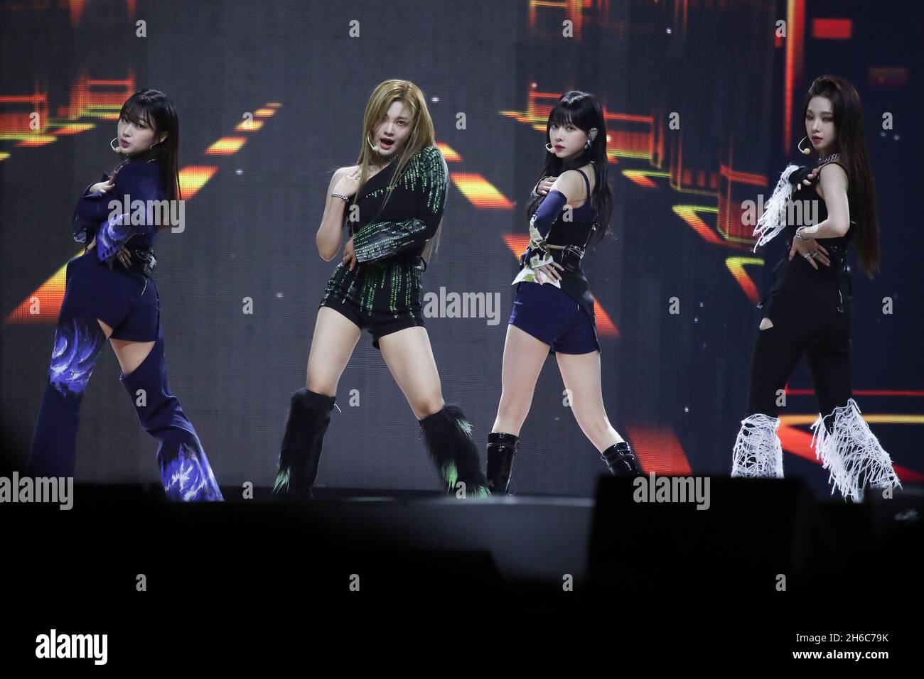 15th Nov, 2021. S. Korean girl group Aespa South Korean girl group ...