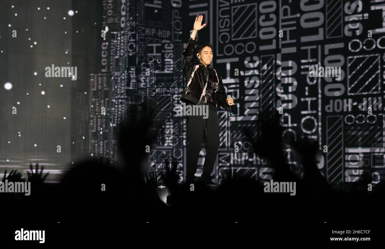 15th Nov, 2021. S. Korean rapper Loco South Korean rapper Loco performs ...