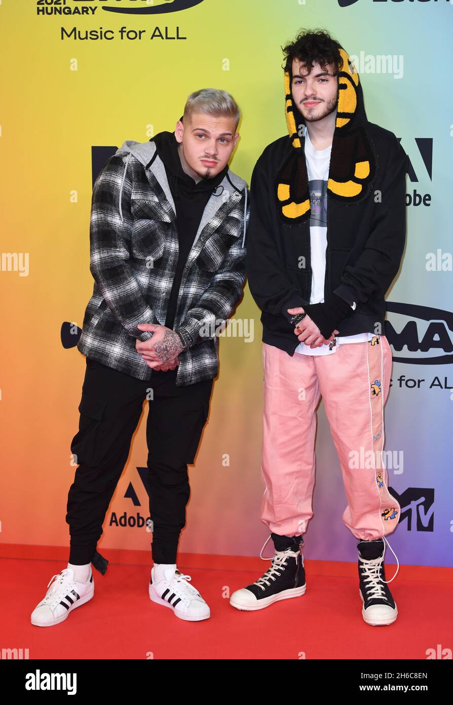 November 14th, 2021, Budapest, Hungary. Azariah arriving at the 2021 ...