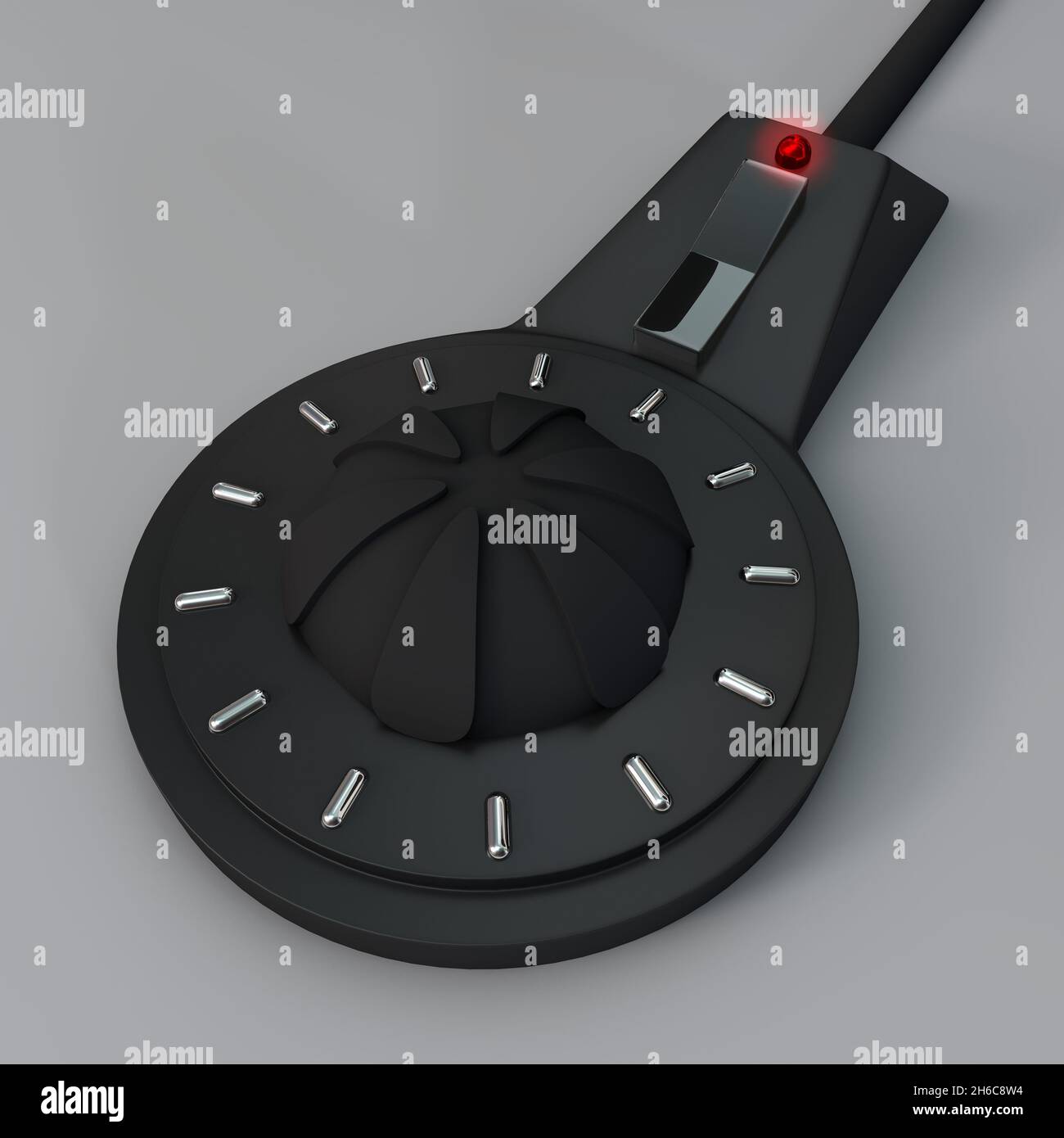 Illustration of a digital sound control knob Stock Photo - Alamy