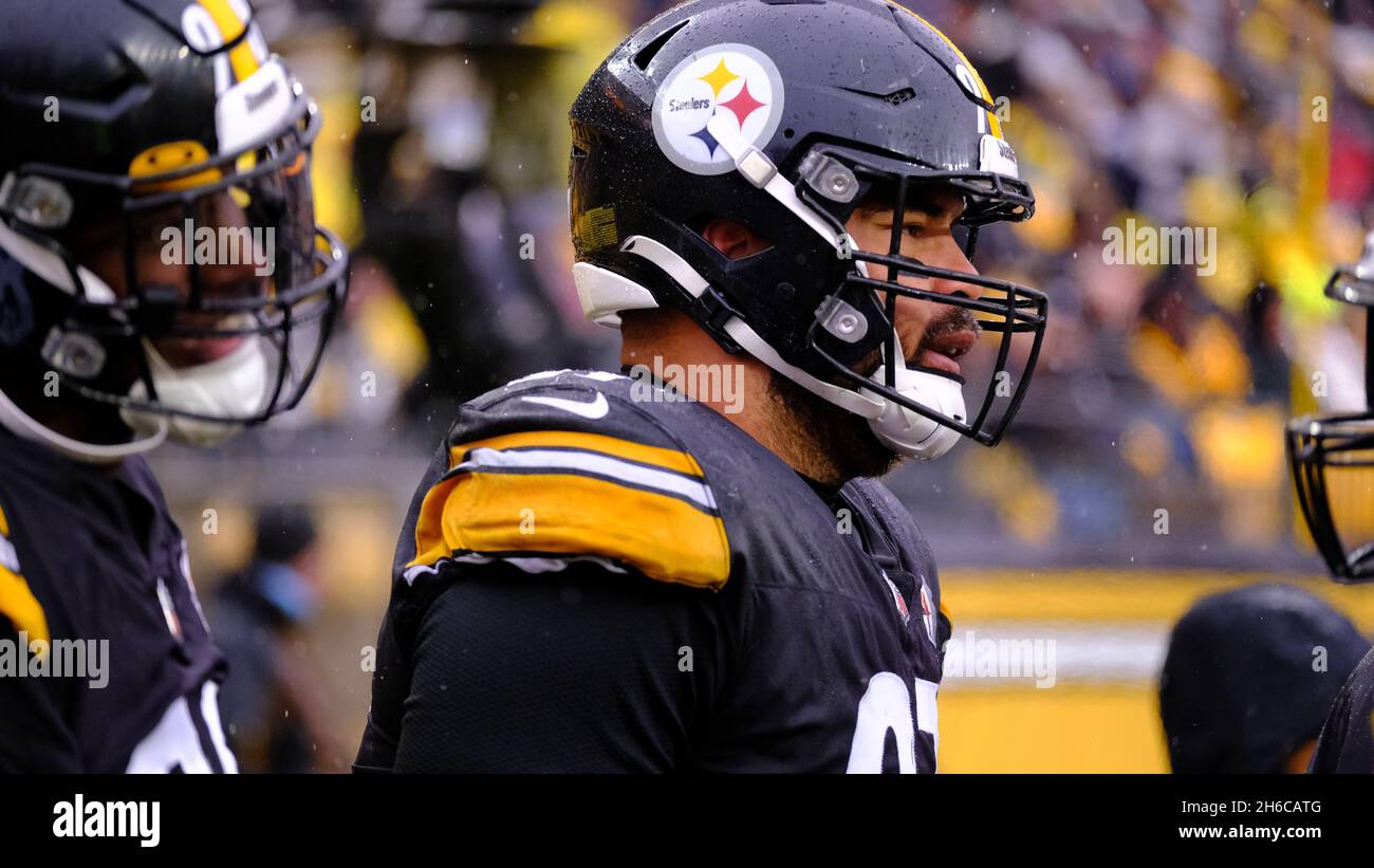 Pittsburgh, PA, USA. 14th Nov, 2021. Cameron Heyward #97 during the ...
