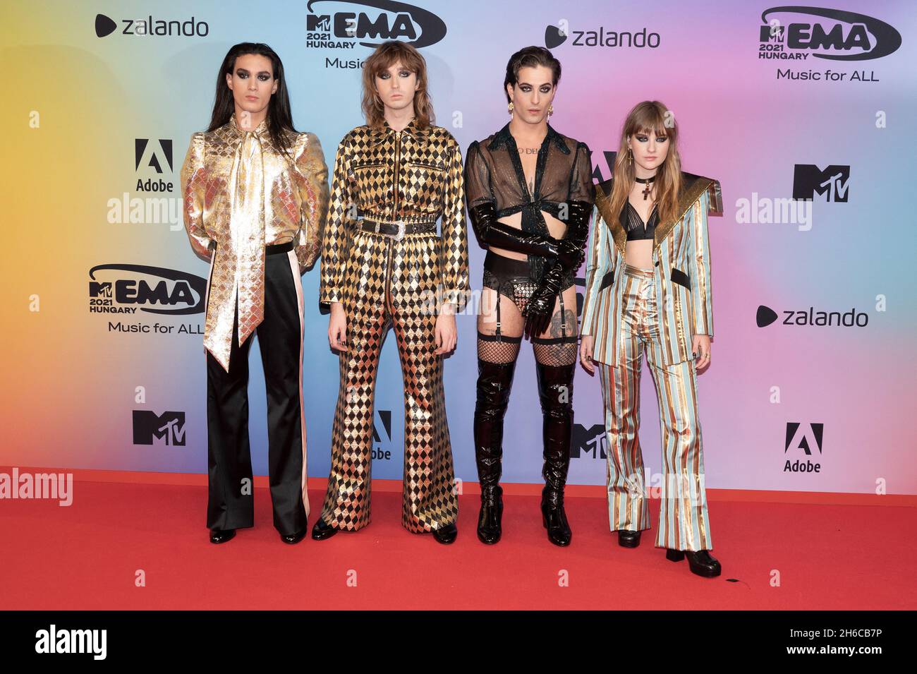 Budapest, Hungary. November 14, 2021, Victoria De Angelis, Damiano ...