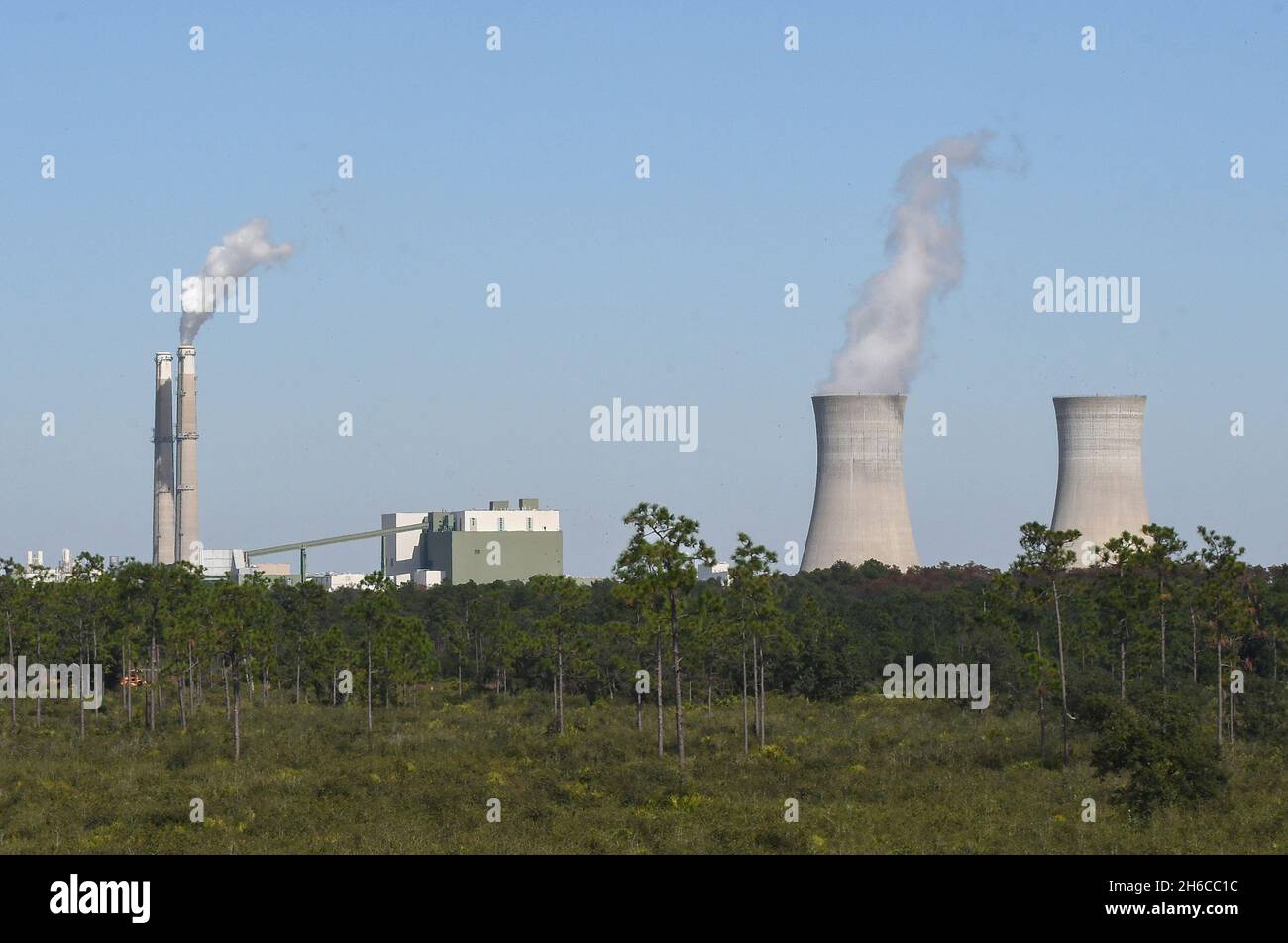 Orlando, United States. 14th Nov, 2021. The Stanton Energy Center, a ...