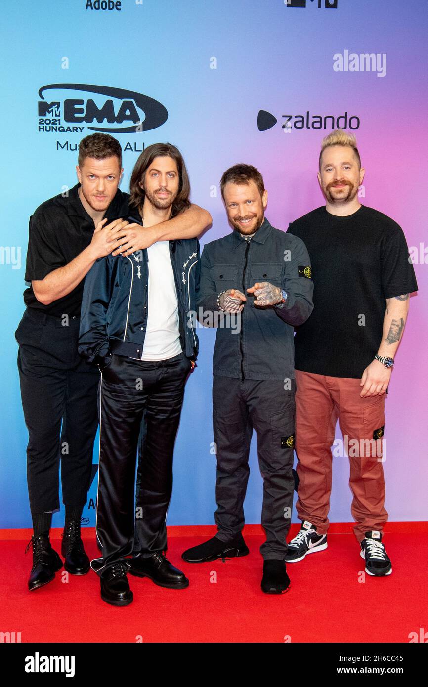 Dan Reynolds, Wayne Sermon, Ben McKee, Daniel Platzman attending the ...