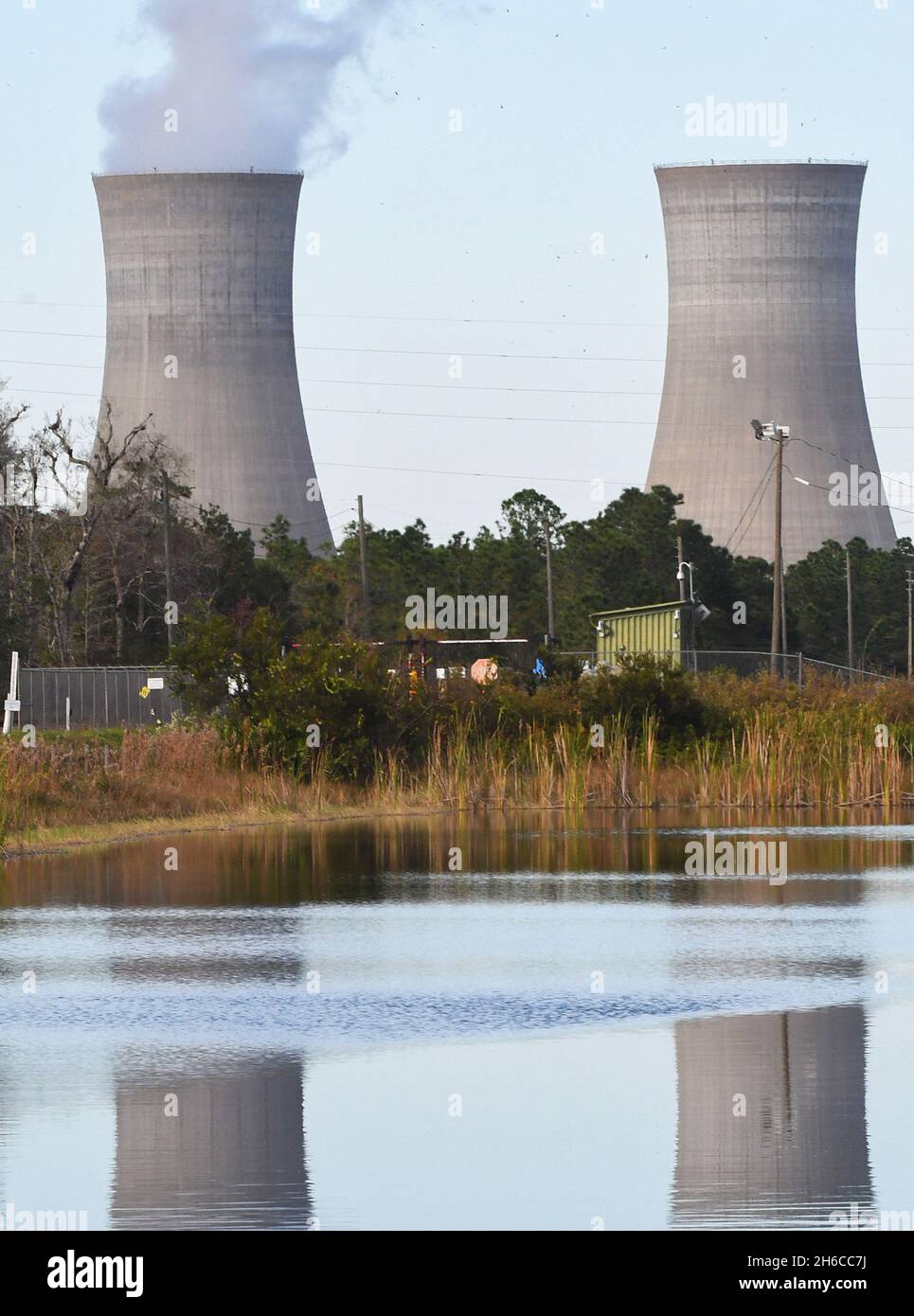 Orlando, United States. 14th Nov, 2021. The cooling towers at the ...