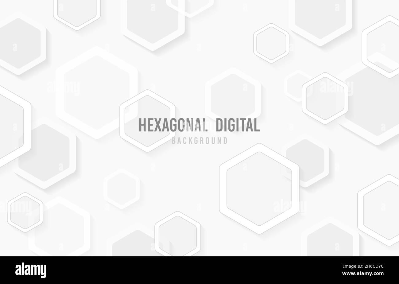 Abstract hexagonal pattern artwork template design decorative. Digital futuristic template ...