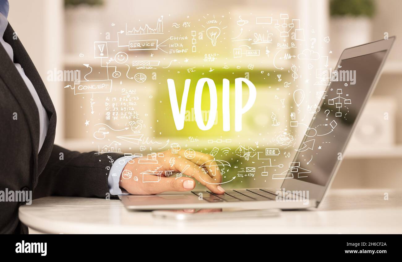 hand working on new modern computer Stock Photo - Alamy