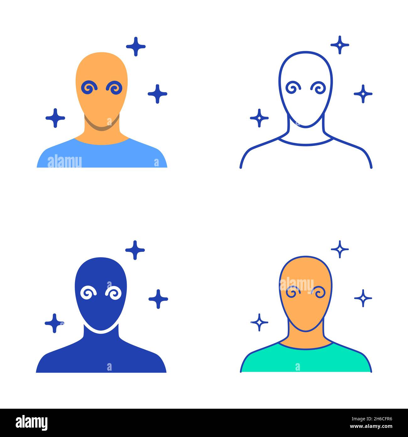 Panic disorder in human brain Stock Vector Images - Alamy