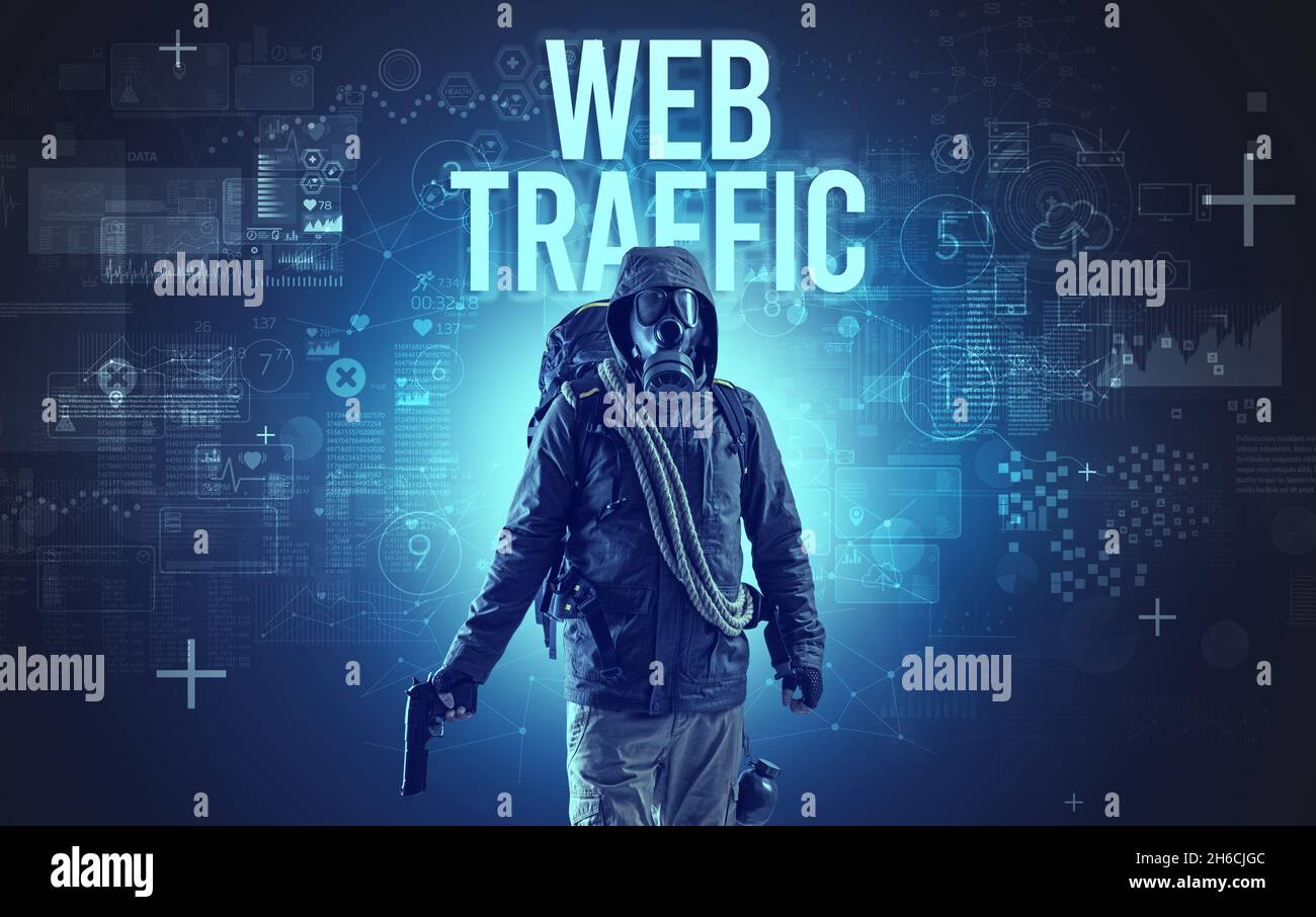 Faceless man with online security concept Stock Photo - Alamy