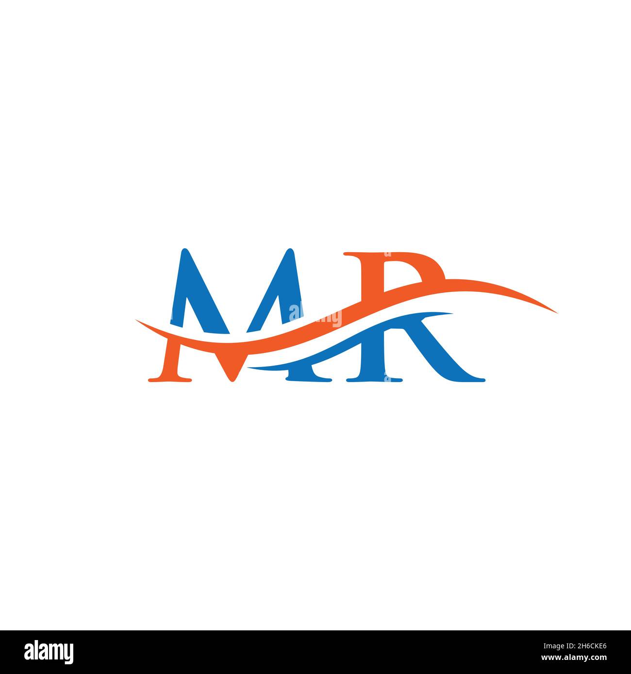 Modern MR Logo Design for business and company identity. Creative MR ...