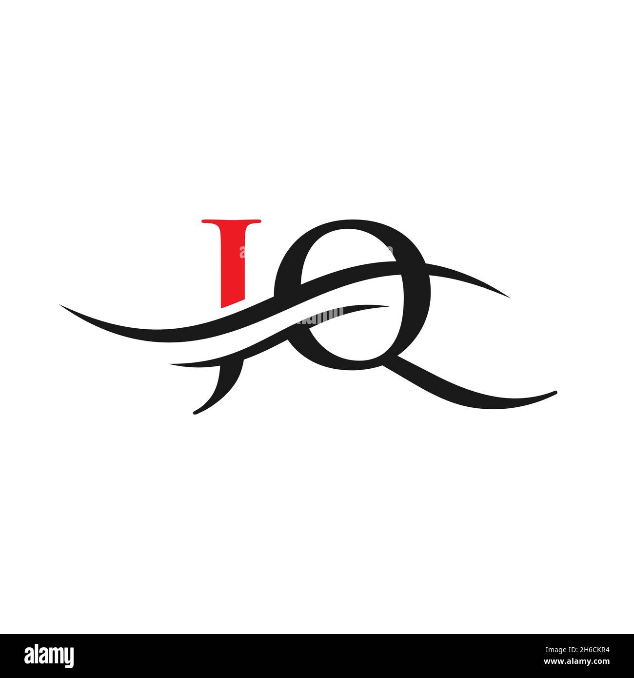 JQ Letter Linked Logo for business and company identity. Initial Letter ...