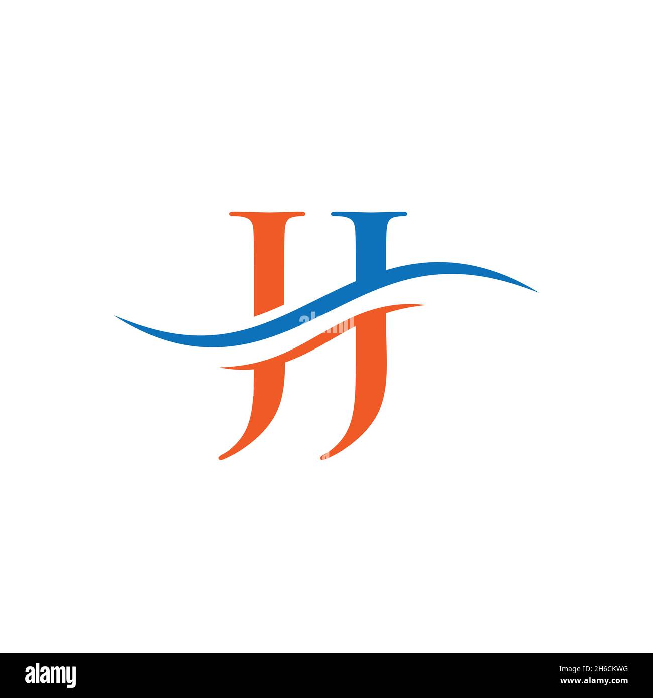 Initial JJ letter business logo design vector template with minimal and modern trendy. JJ logo ...