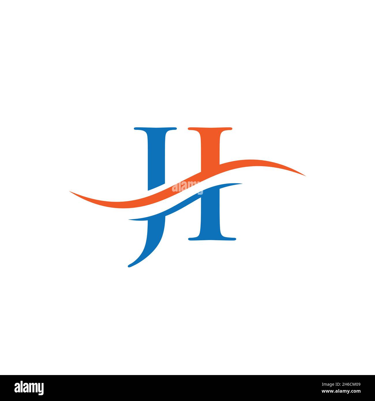 Initial linked letter JI logo design. Modern letter JI logo design ...