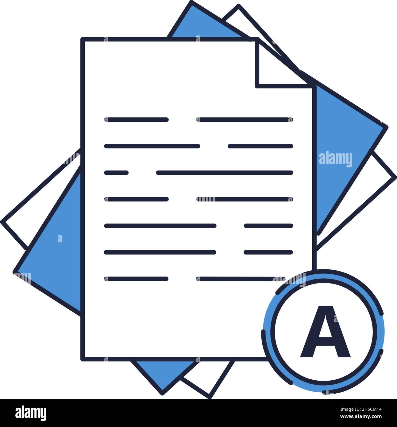 High school exam grade excellent Stock Vector Images - Alamy