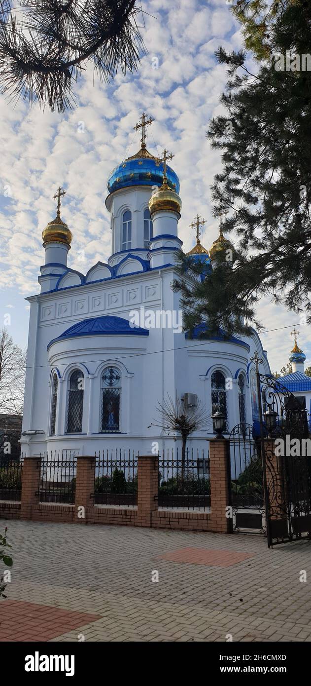 Temple of the Icon of the Mother of God "Healer Stock Photo - Alamy
