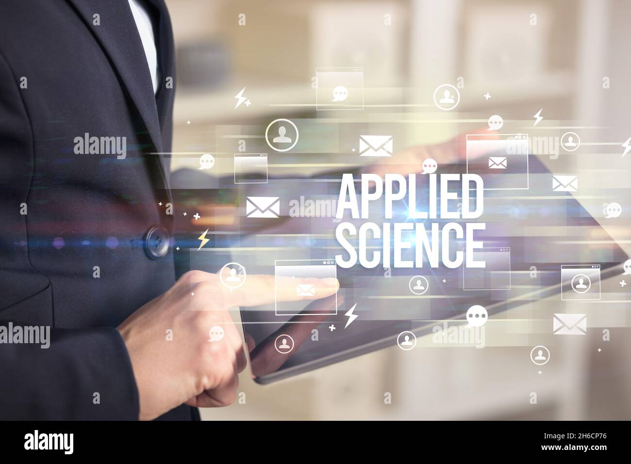 Close-up of a tablet searching modern technology concept Stock Photo ...