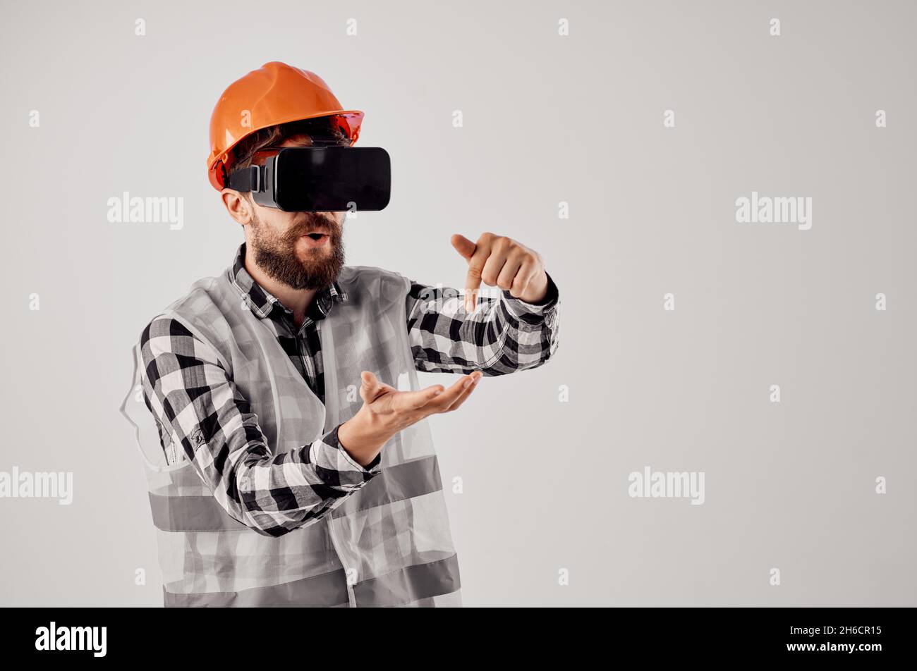 engineer construction work technique design isolated background Stock ...