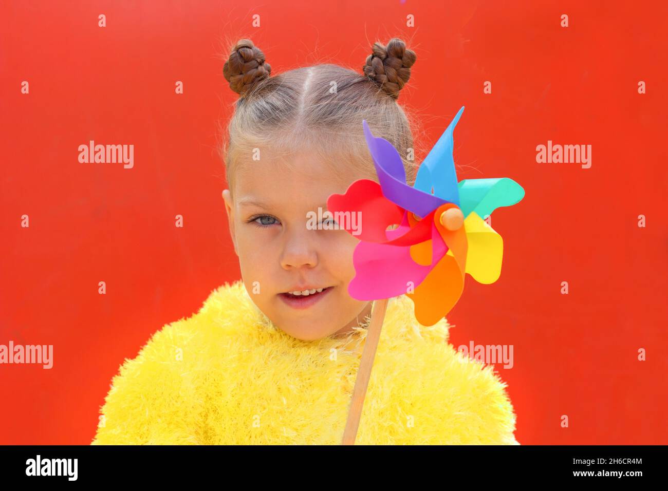 Girl winking close up hi-res stock photography and images - Alamy