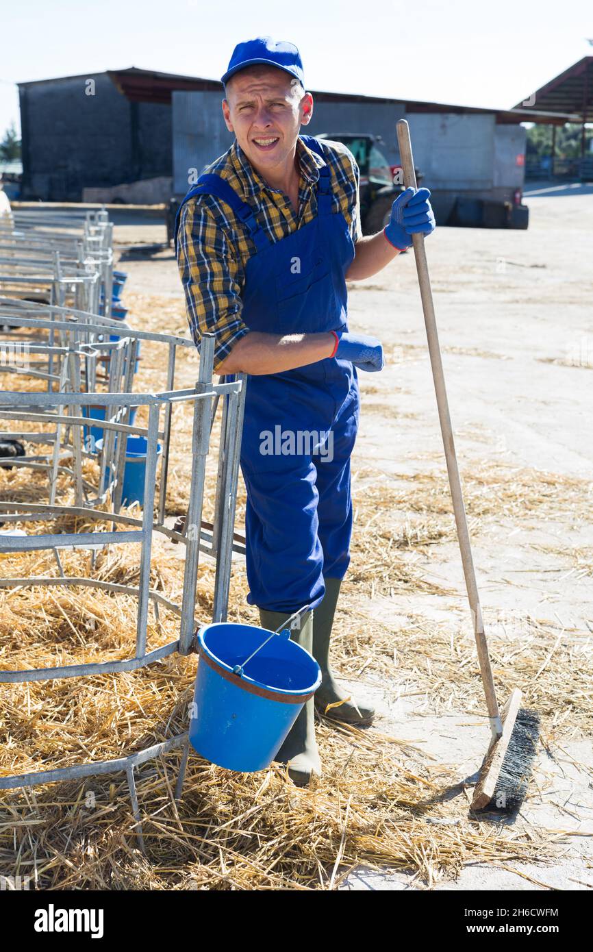 Successful man dairy farm hi-res stock photography and images - Alamy