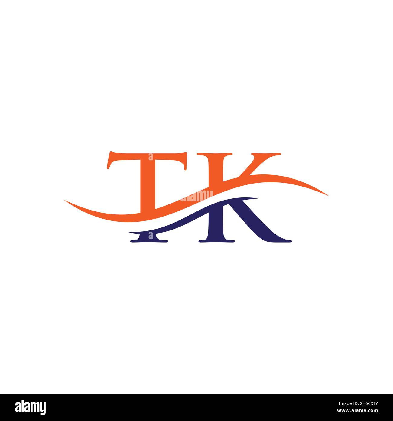 Initial linked letter TK logo design. Modern letter TK logo design ...
