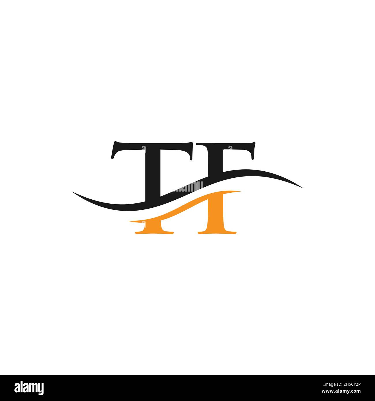 TF Letter Linked Logo for business and company identity. Initial Letter ...