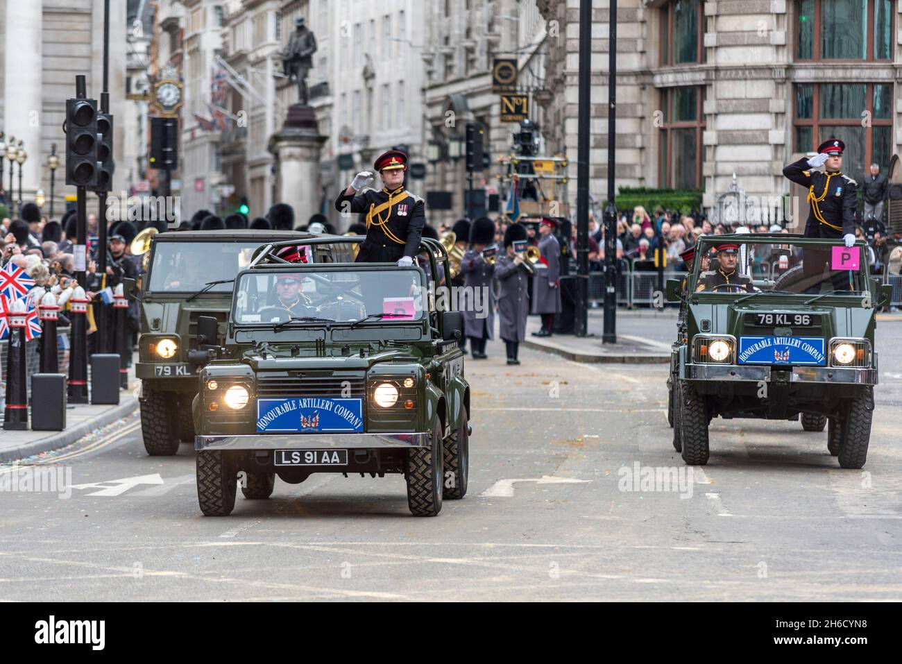 The Honourable Artillery Company military vehicles at the Lord Mayor's ...