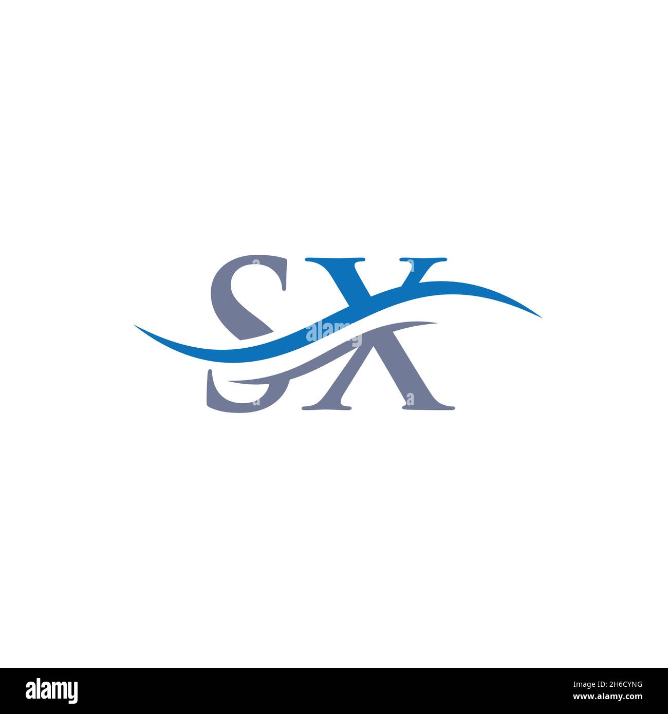 Creative SX letter with luxury concept. Modern SX Logo Design for ...