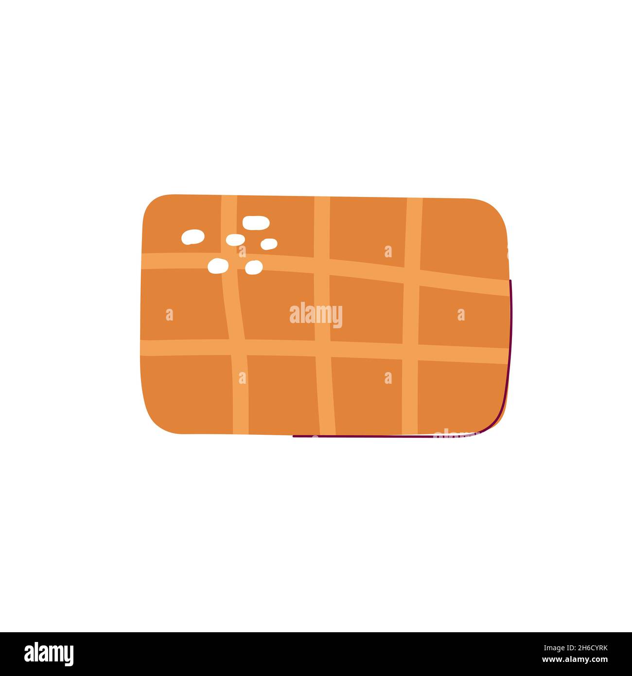 Cartoon chocolate image. Chocolate bar isolated on white background ...