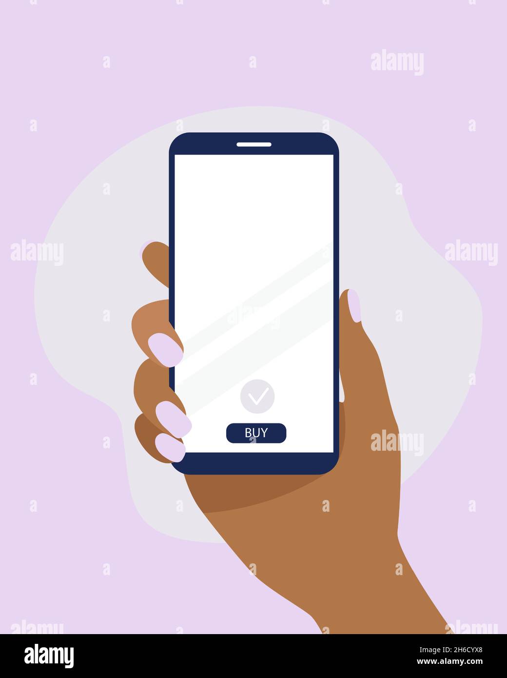 Black market on female hand Stock Vector Images - Alamy