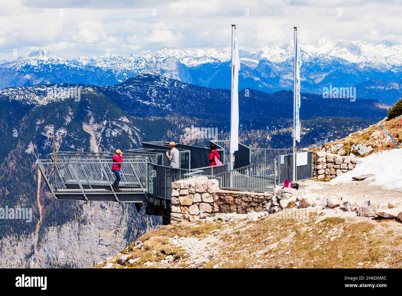 5 Fingers is a viewpoint platform in the Dachstein Mountains on Mount ...