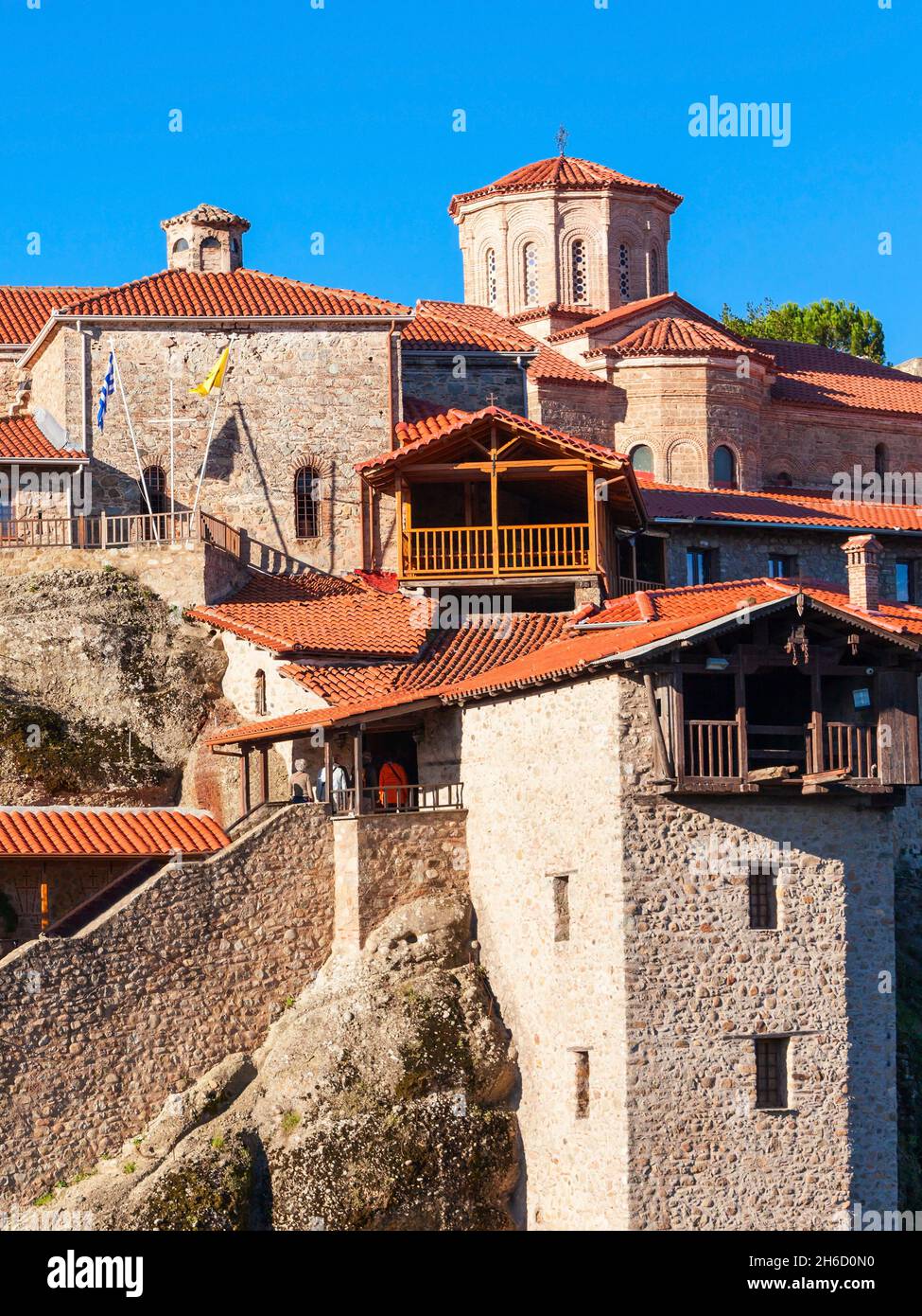 The Monastery of Great Meteoron is the largest monastery at Meteora ...
