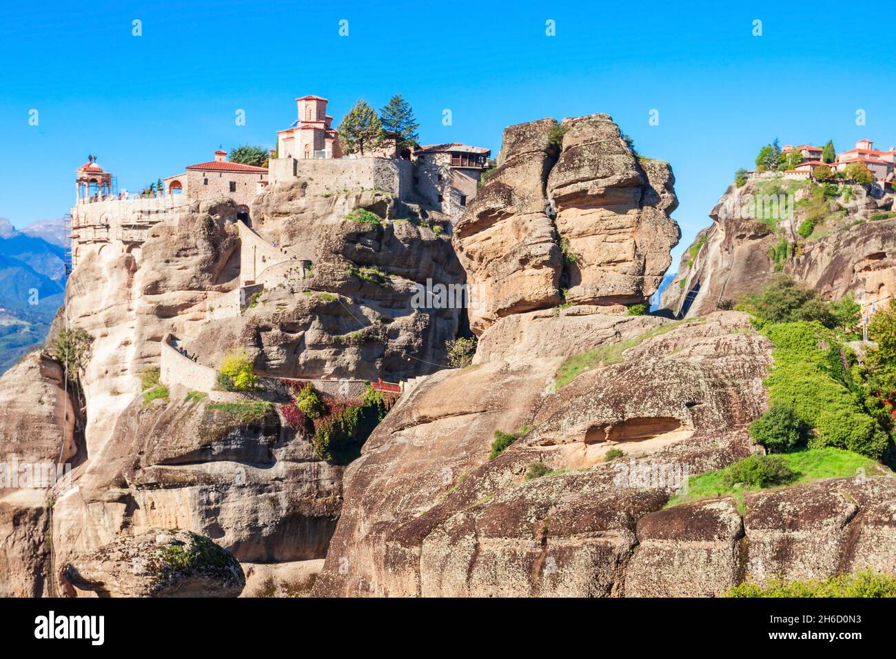 The Monastery of Varlaam and the Monastery of Great Meteoron at the ...