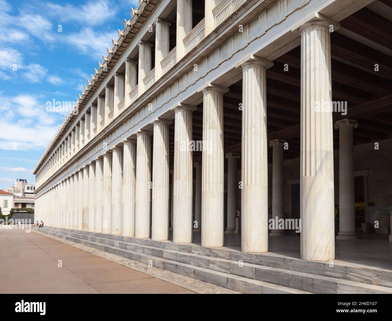The Stoa of Attalos or Attalus was a stoa in the Ancient Agora of ...