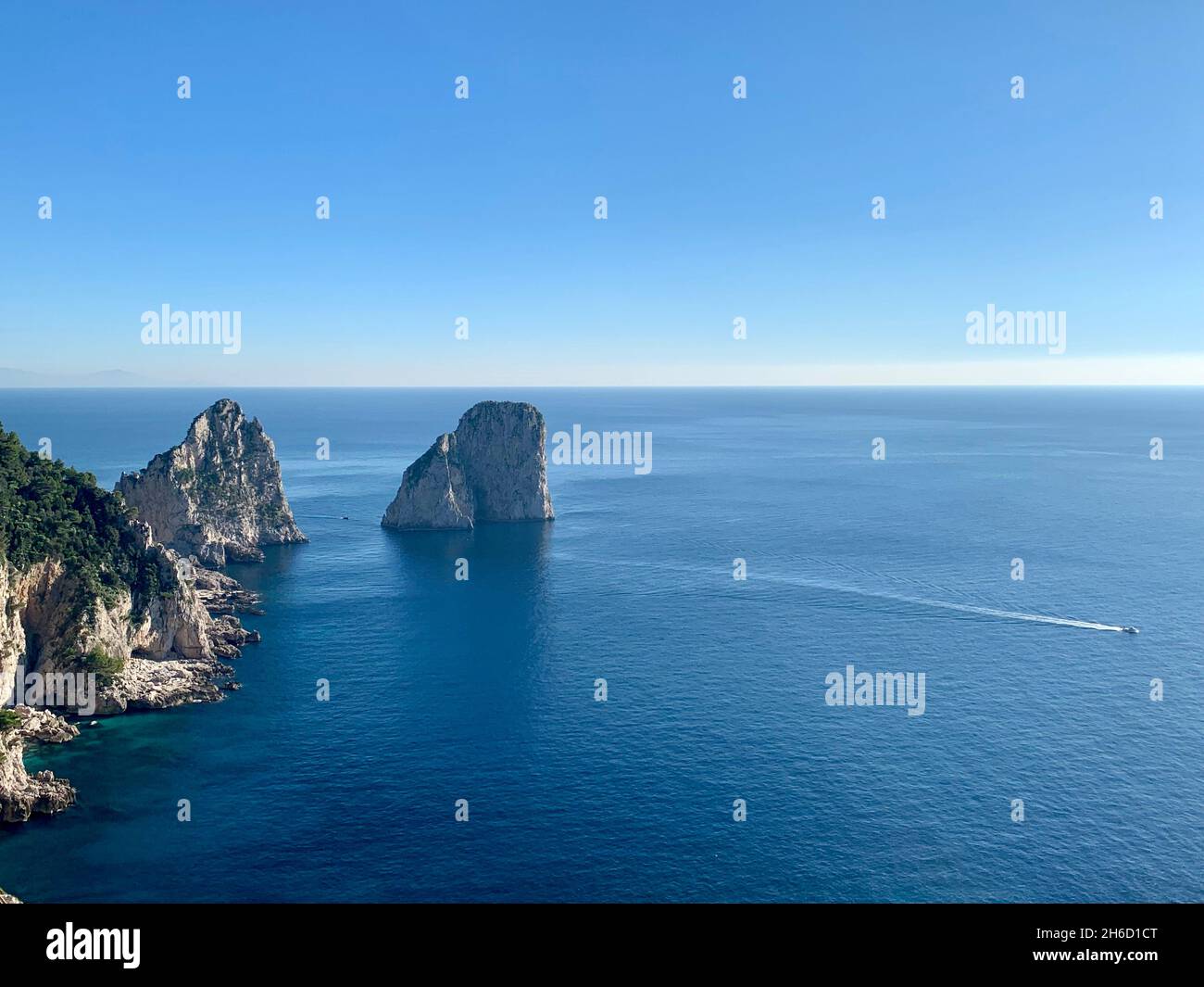 Capri Island and Bay of Naples, Italy Stock Photo - Alamy