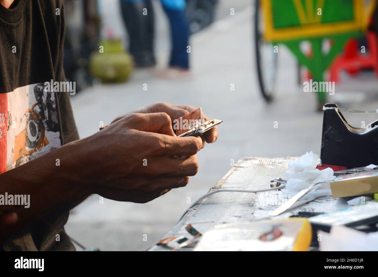 Professional telephone hi-res stock photography and images - Alamy