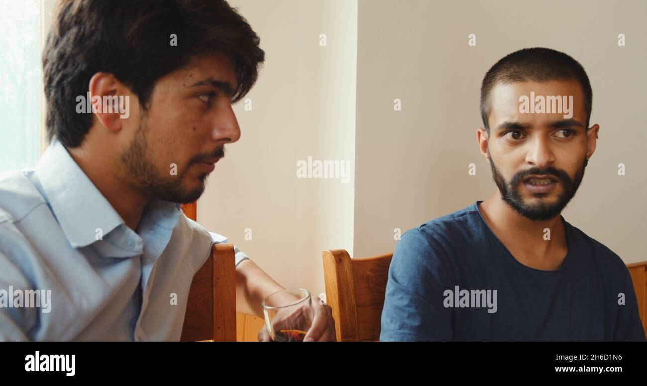 Indian friends having discussion hi-res stock photography and images ...