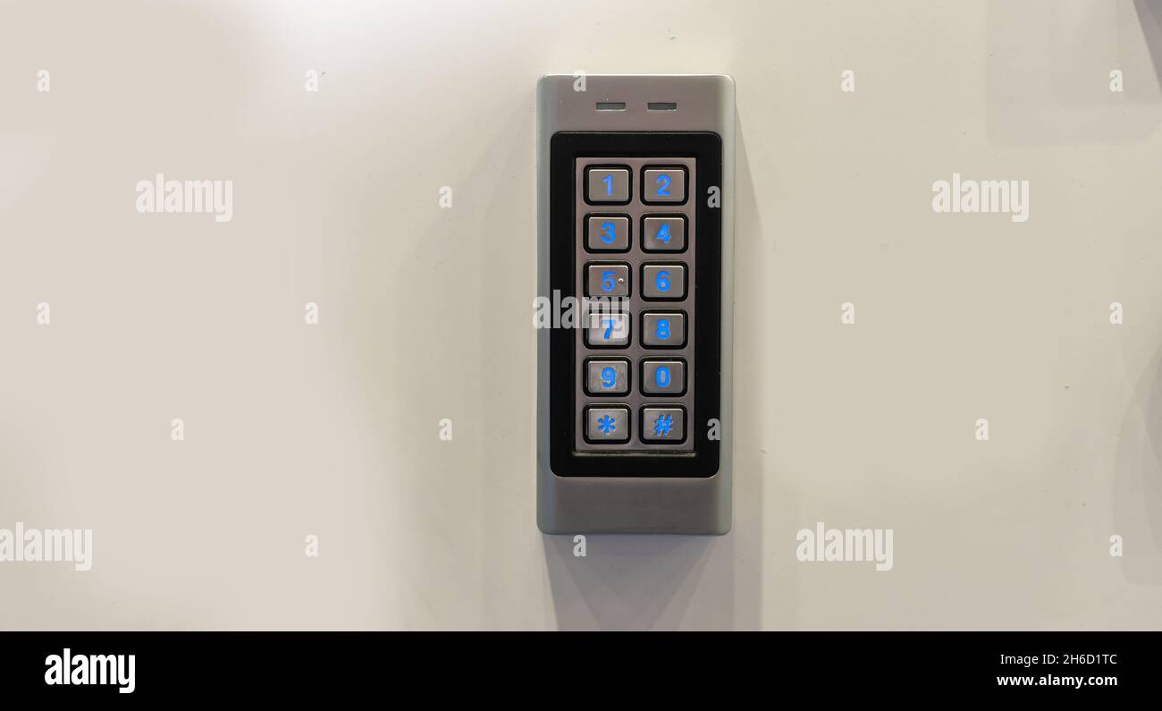 intercom in the entry of building Stock Photo - Alamy