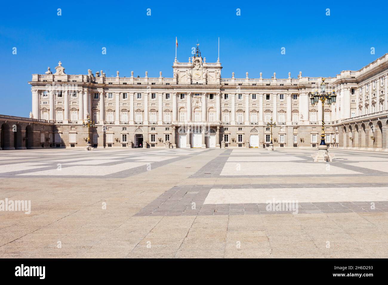 The Royal Palace Of Madrid Or Palacio Real De Madrid Is The Official