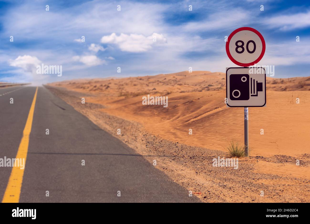 Road signs sharjah hi-res stock photography and images - Alamy